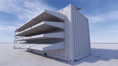 Container Data Center 3d Model By Alpha3dst