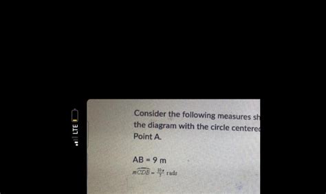 [answered] Lte Consider The Following Measures Sh The Diagram With The