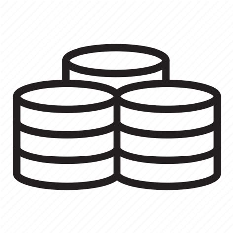 Database Data File Hosting Server Storage Technology Icon Download On Iconfinder