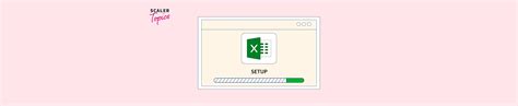 excel setup scaler topics