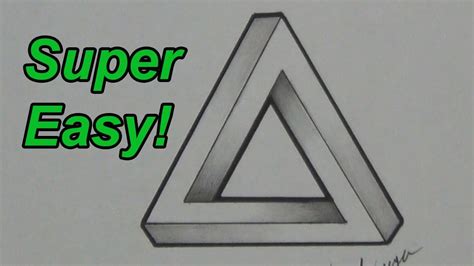 How To Draw Impossible Shapes Optical Illusions Simple Drawing Projects For Beginners