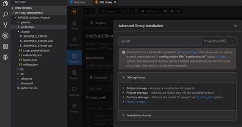 Blog Of Wei Hsiung Huang How To Develop Arduino Esp8266 Firmware Using Vs Code And Platformio
