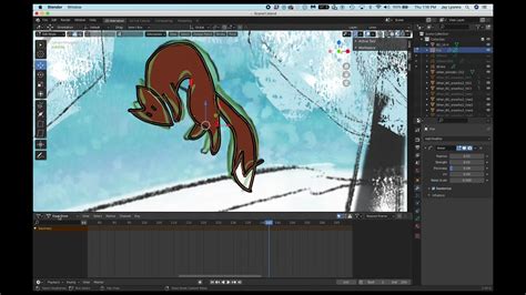 Blender 2d Drawing Animation Tutorial Youtube