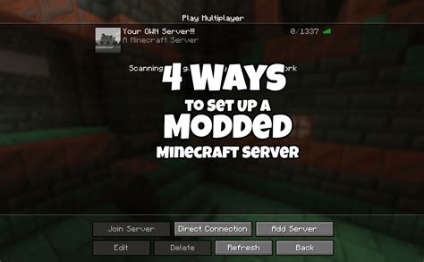 Four Ways To Create A Server For Any Minecraft Mod Pack Modded Minecraft With Jangro