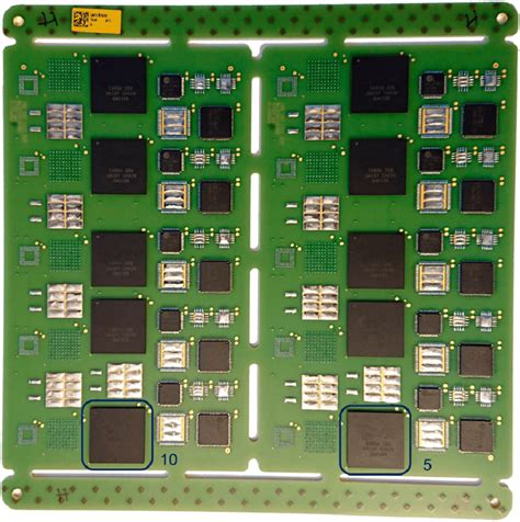 Test Board Panel With Encircled Hop Defect Bga Test Components