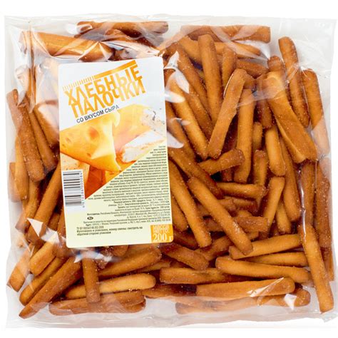 Хлебные палочки со вкусом сыра, 200 г купить в Минске: недорого в ...