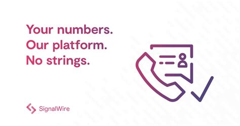 Verified Caller Id And Local Number Portability Signalwire