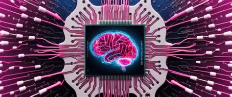 A Neural Interface Chip Illustrating Brain Computer Interaction Concept Premium Ai Generated Image