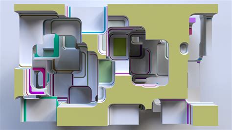 Houdini 16 Boolean Experiments On Behance