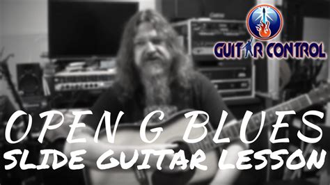 Easy Open G Blues With Slide For Acoustic Guitar Blues Guitar Lesson With Darrin Goodman