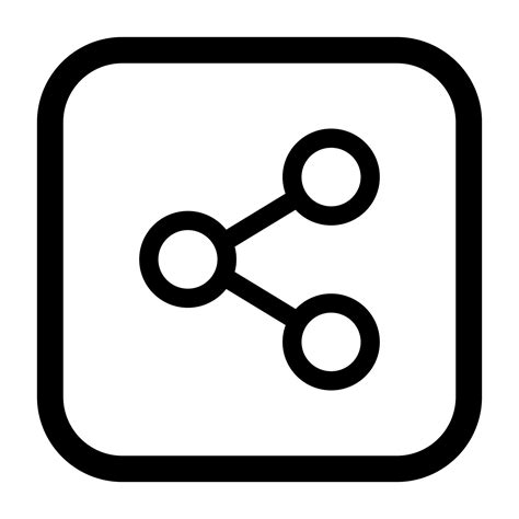 Share Line Icon 22644854 Vector Art At Vecteezy