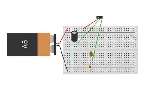 Circuit Design Capacitor With Slide Switch Tinkercad