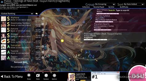 Ameliorate V1 5 Osu Skin Osu Skins V0 9 0 Beta