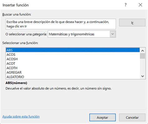 Funciones Matemáticas En Excel « Funciones De Excel