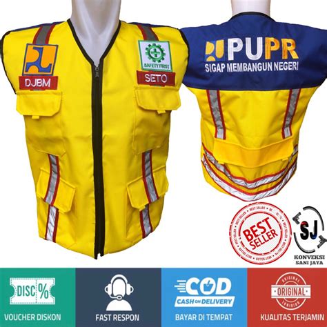 Jual ROMPI PUPR ROMPI SAFETY ROMPI PROYEK ROMPI BINA MARGA BISA CUSTOM LOGO DAN DESIGN Shopee