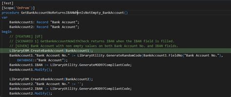 [event request] [application “tests bank”] [codeunit ] 132561 test
