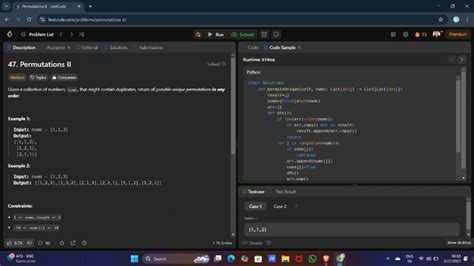 75daysofcoding Permutations Leetcode Kavita Gangwar