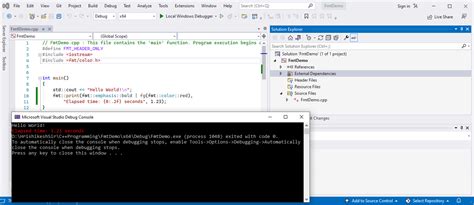 C Fmt How To Install And Use Fmt In Visual Studio Stack Overflow