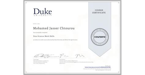Mohamed Jasser Chtourou On Linkedin Completion Certificate For Data