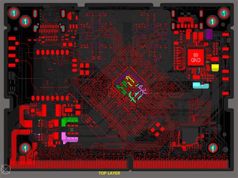 Pcb Circuit Design For Som Of Imx Ti Rockchip Esp32 With Altium