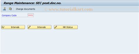 FW 7 SAP Tcode Number Range Maintenance FVVW PODOC