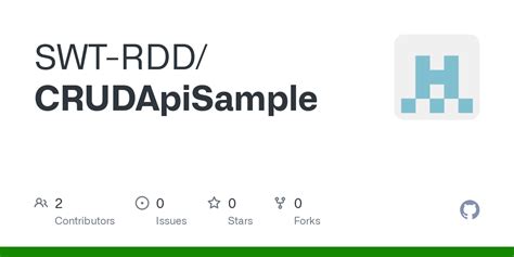 GitHub SWT RDD CRUDApiSample