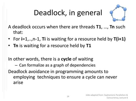 Ppt Deadlock Reader Writer Problem And Condition Synchronization Powerpoint Presentation Id