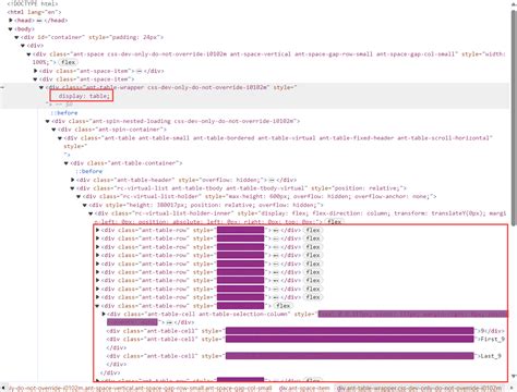 [table]虚拟表格的一些异常问题 · issue 44893 · ant design ant design · github