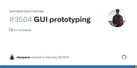 Gui Prototyping · Issue 3504 · Sqlmapprojectsqlmap · Github