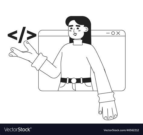 web engineer building website code black vector image
