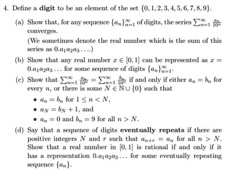 solved define a digit to be an element of the set 0 1 2 3 4 5 6