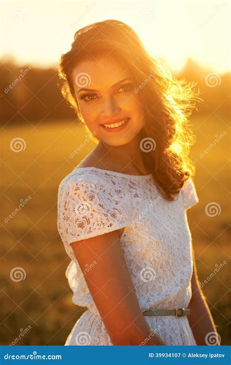 Sunshine Girl Portrait Stock Image 32717107
