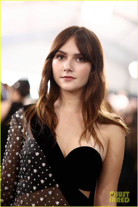 Coda Star Emilia Jones Dazzles In Diamond Covered Sheer Dress At Sag