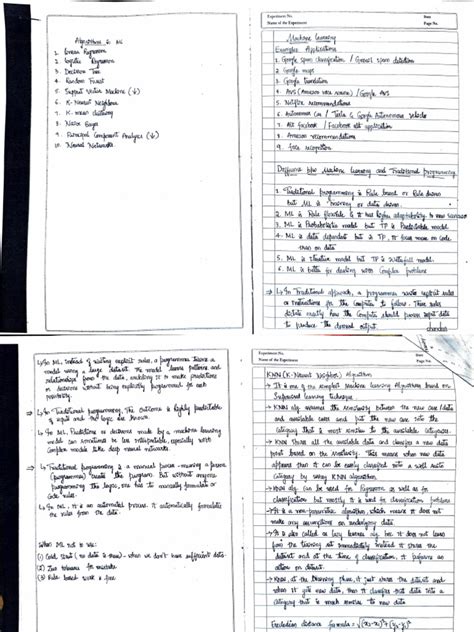 Machine Learning Notes Pdf