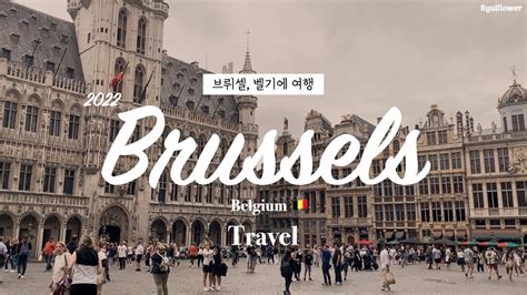 벨기에 브뤼셀 여행 vlog 흑맥주에 빠진 날 벽화맛집 마그리트미술관 그랑플라스 야경은 꼭 보세요 비오는날