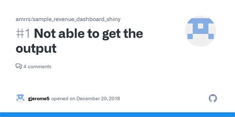 Not Able To Get The Output Issue Amrrs Sample Revenue Dashboard Shiny GitHub