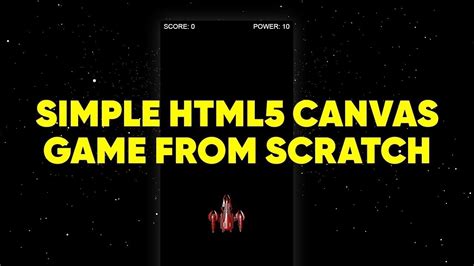 How To Make A Simple Html5 Canvas Game From Scratch Part 1 Youtube