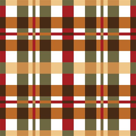 Geometric Colorful Traditional Colored Square Grid Line Seamless Pattern Vector Design Gingham