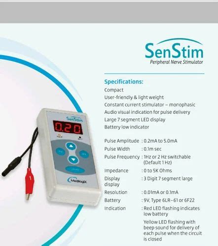 Peripheral Nerve Stimulator At ₹ 27500 Piece Nerve Stimulator In Cuddalore Id 2852605530988