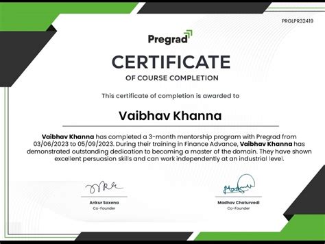 Vaibhav Khanna On Linkedin Got My Cource Completion Certificate 😊