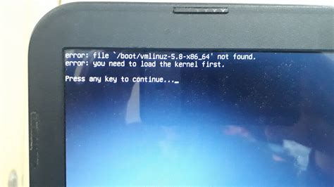 Erro You Need To Load The Kernel First Linux Diolinux Plus