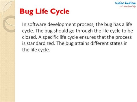 Software Testing Defect Bug Life Cycle Complete Flow Chart Of Def…