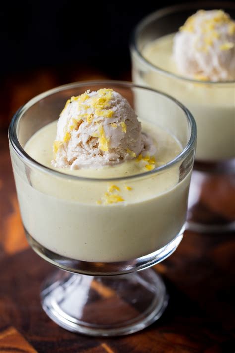 Easy Vegan Lemon Pudding No Cook