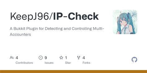 GitHub KeepJ IP Check A Bukkit Plugin For Detecting And Controlling Multi Accounters