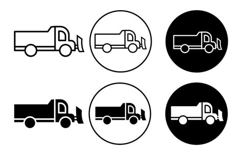 Car Windscreen Icon Collection Of Outline Thin Vector Image