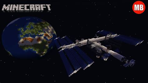 Minecraft Iss International Space Station And Earth Full Build Tour Youtube