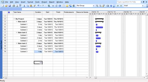 How To Create A Simple Project Plan In Microsoft Project Design Talk