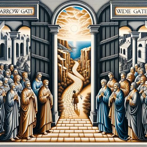 The Narrow Gate Artwork Bible Art