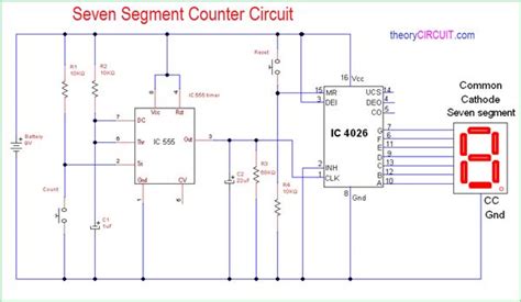 7 Segment Display Schematic