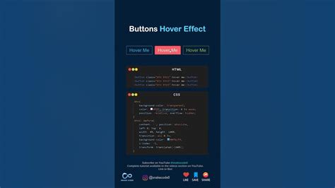 Buttons Hover Effect Html Css Js Htmlcss Cssanimation Webdev
